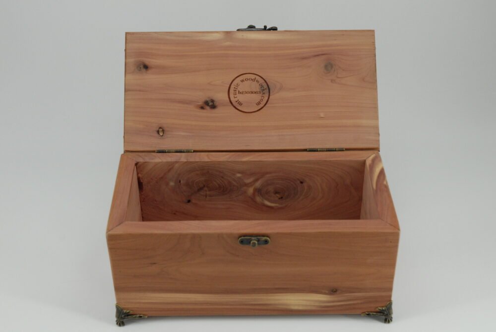 Handcrafted Wooden Treasure Box with Classic Truck Engraving – b2503063 ...